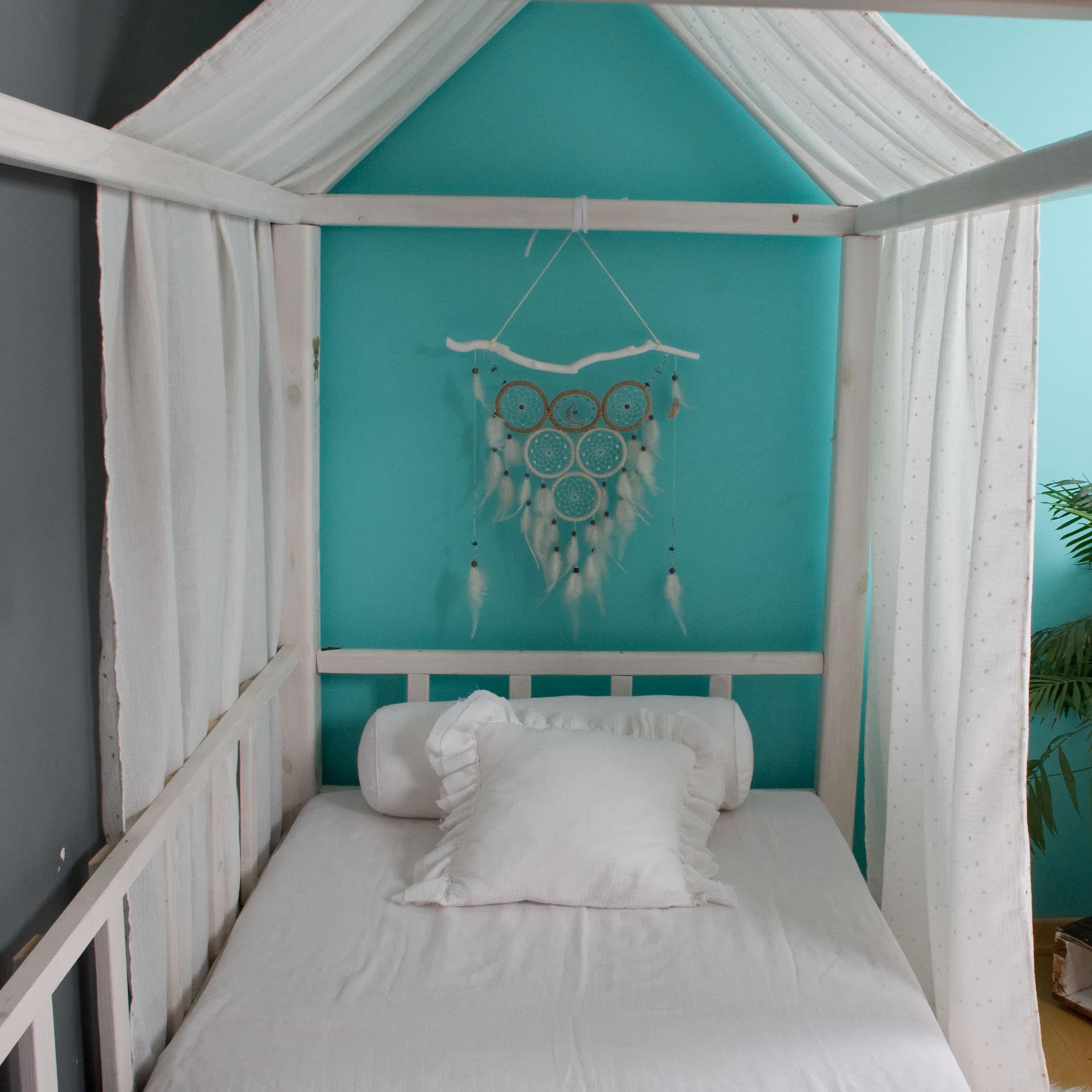 Hacer Dosel Para Camas Con Escena Verde