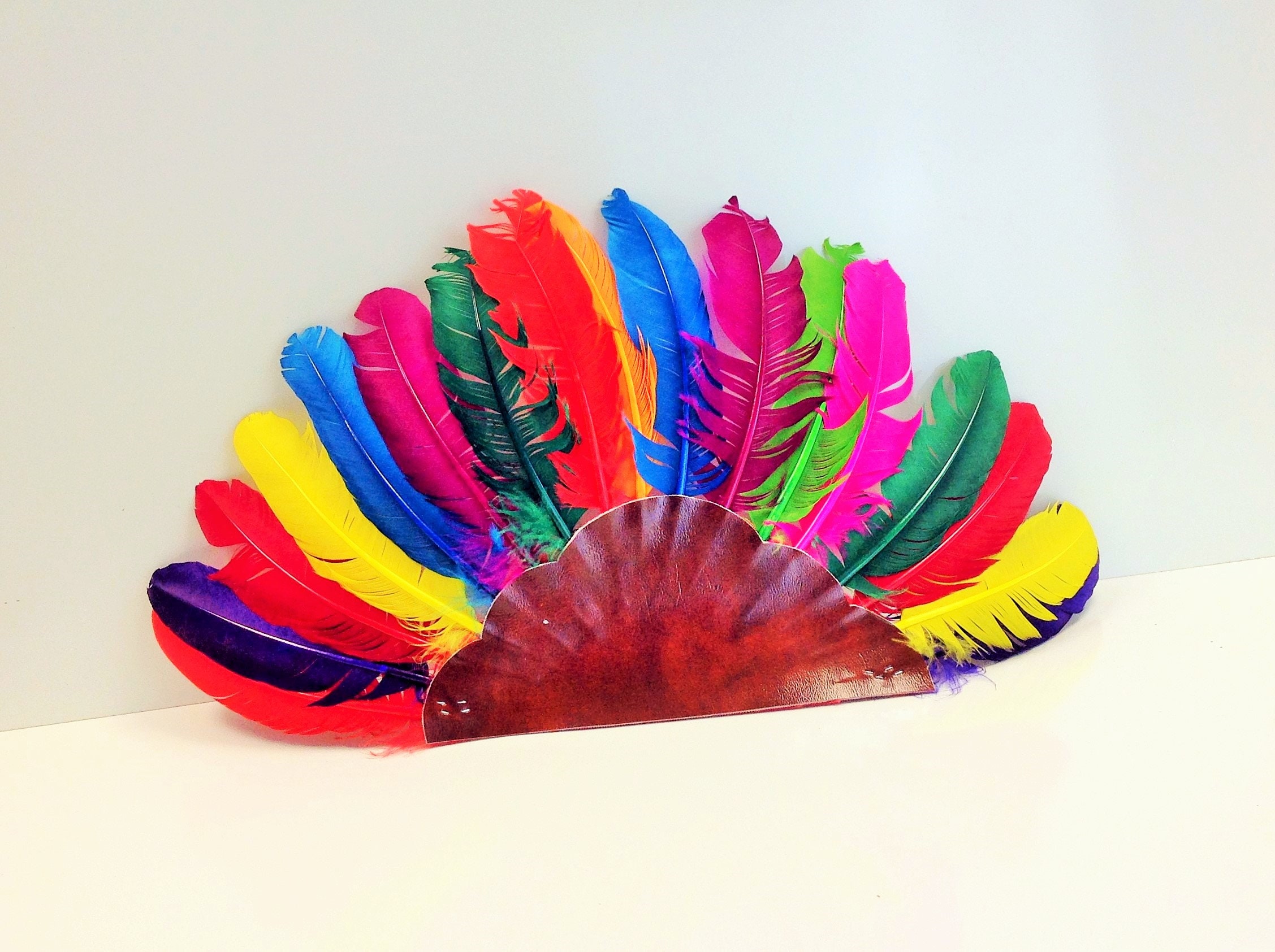 Traje Indio Nativo Penacho Matachines Disfraz Tocado Nativo - Etsy México