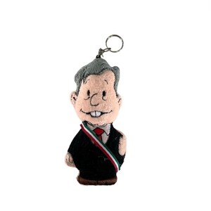 Pejeluche Keychain AMLO Andres Manuel Lopez Obrador 4.5" Claudia ...