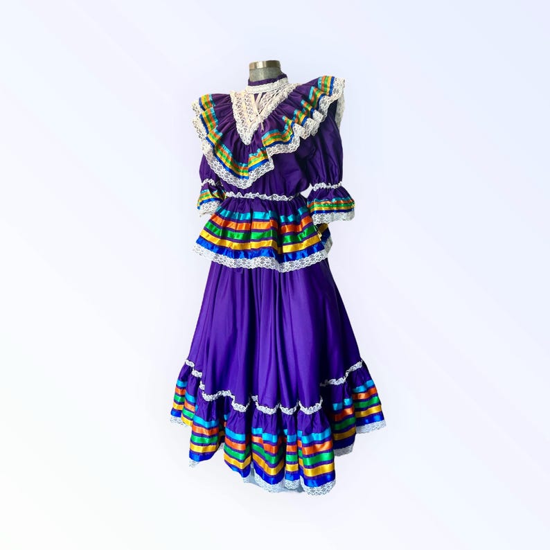 Adult Mexican Traditional Jalisco Dancing Dress - Different Sizes ...