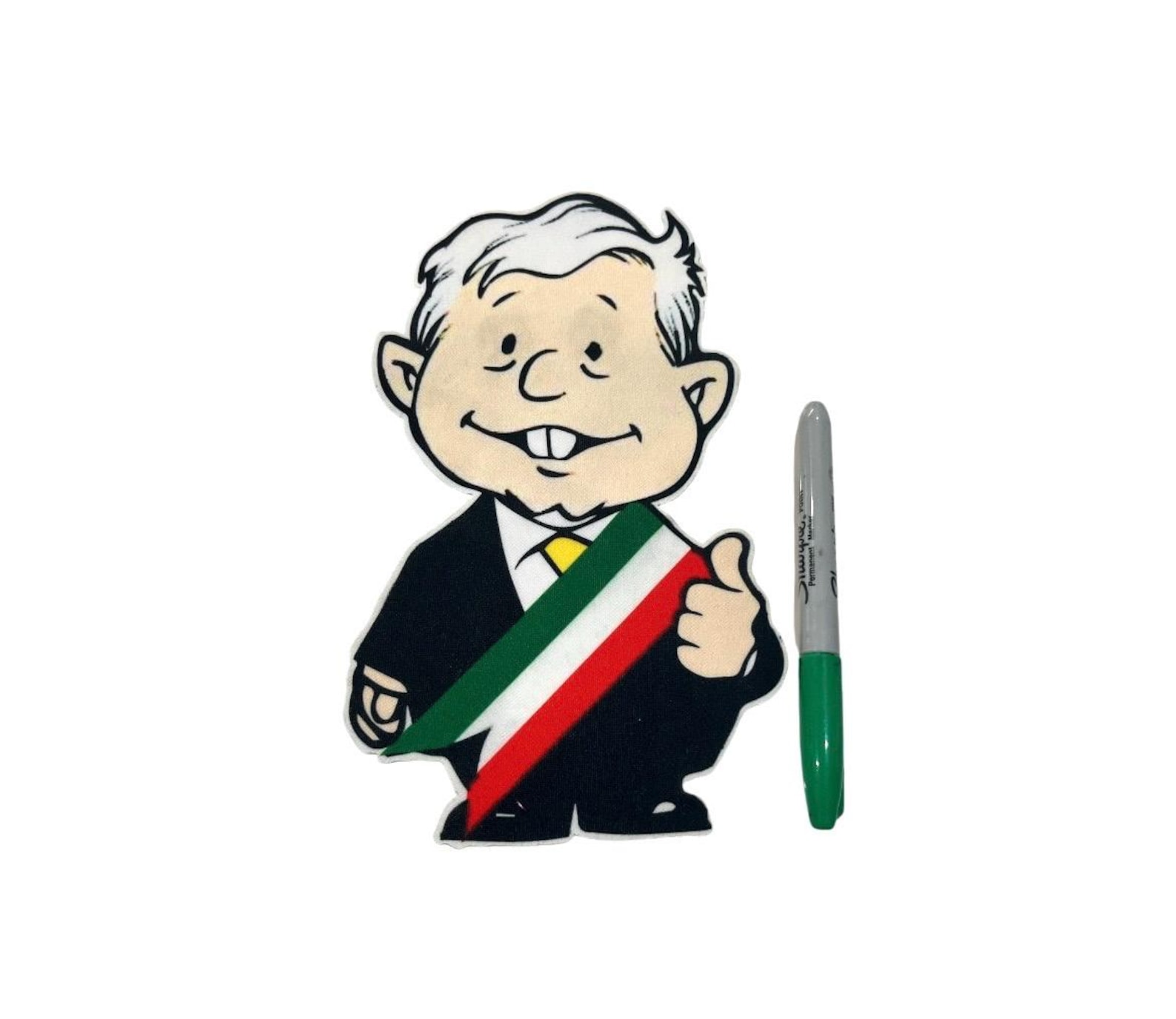 AMLO Andres Manuel Lopez Obrador Image 8.75" El Peje Mexican President ...