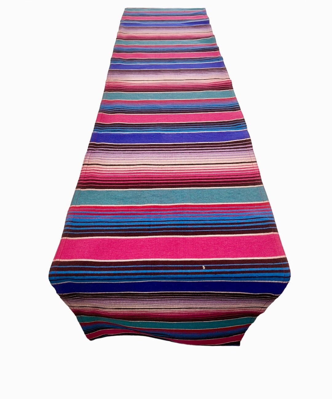 Cotton Woven Mexican Table Loom Runner 95x18" Colorful Table Decoration ...