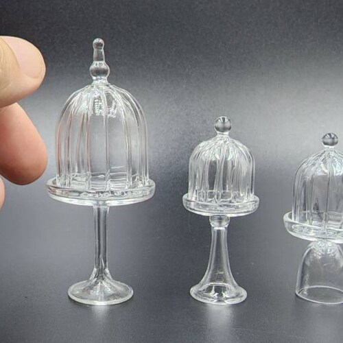 Glass Dome Small Cake Cover for Small Dollhouses - Etsy