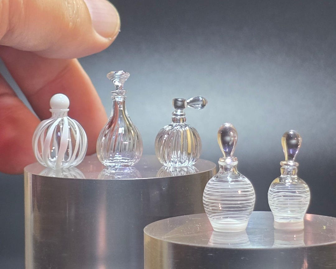 5 Styles Glasses Bottles for Dollhouse Miniature or Collection of ...