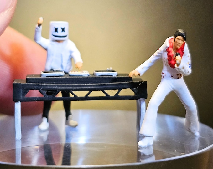 Singers and Musicians Figure Scale H0 1:87 for Photographing Miniature ...