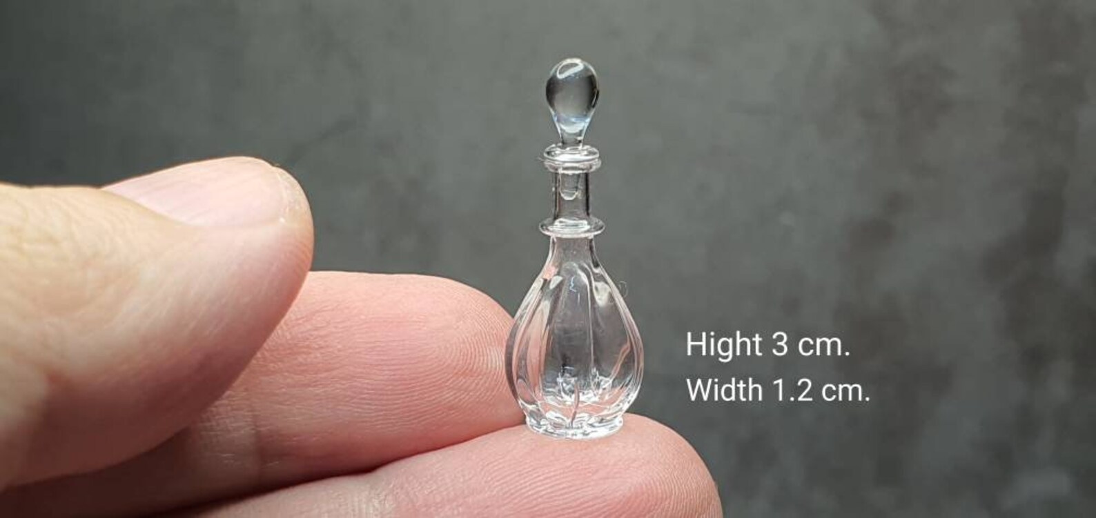 5 Glasses Bottles and Table Glass for Dollhouse Miniature or - Etsy
