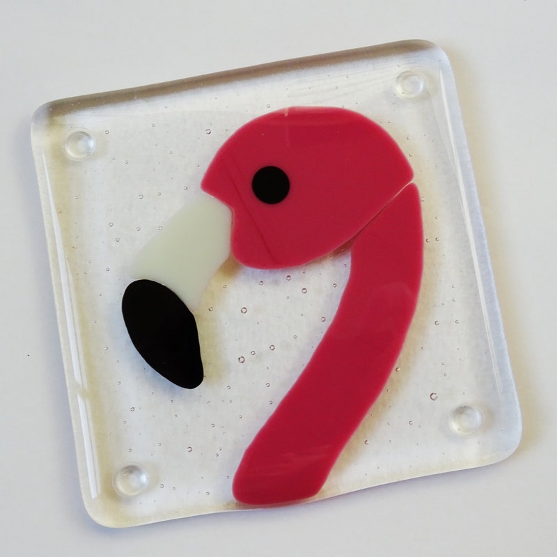 Glass Flamingo - Etsy