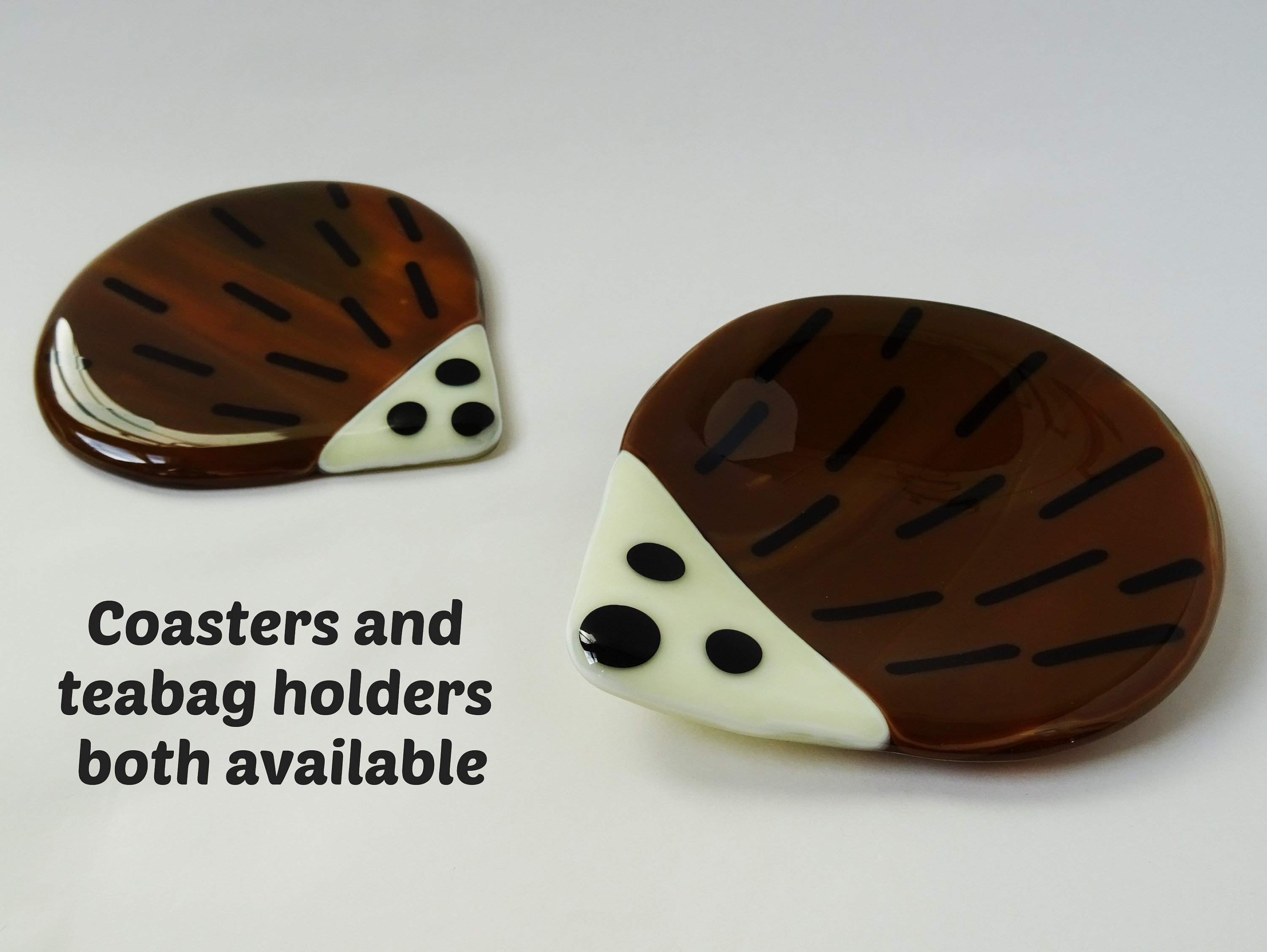 Hedgehog Coaster, Fused Glass Coaster, Glass Hedgehog, Drinks Mat, Gift ...