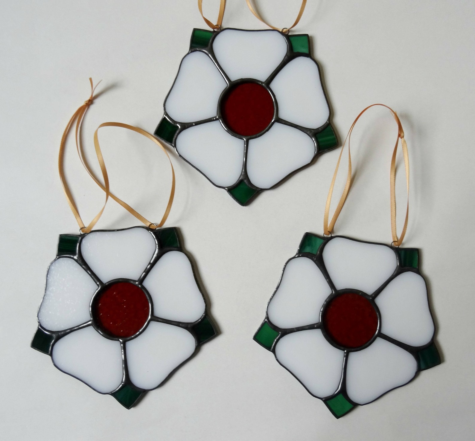 Stained Glass Yorkshire Rose Lancashire Rose Window | Etsy UK