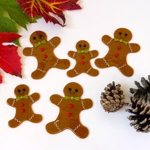 Fused Glass Gingerbread Man, Christmas Tree Decoration, Christmas Gift ...