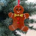 Fused Glass Gingerbread Man, Christmas Tree Decoration, Christmas Gift ...