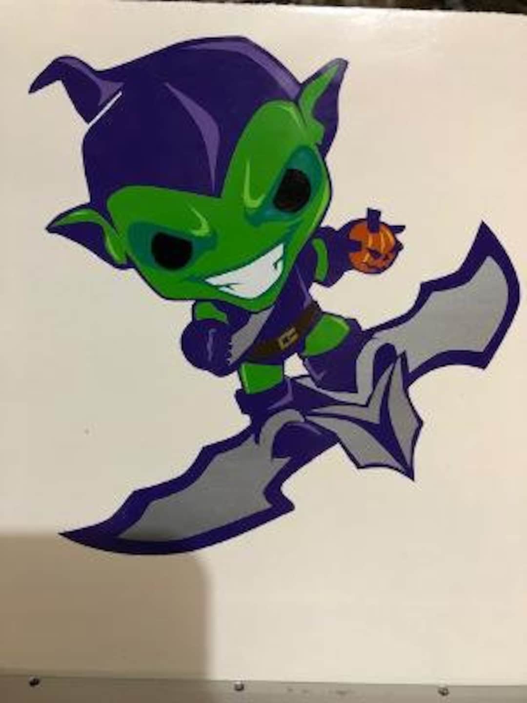 Green Goblin Pop Full Color Decal. - Etsy