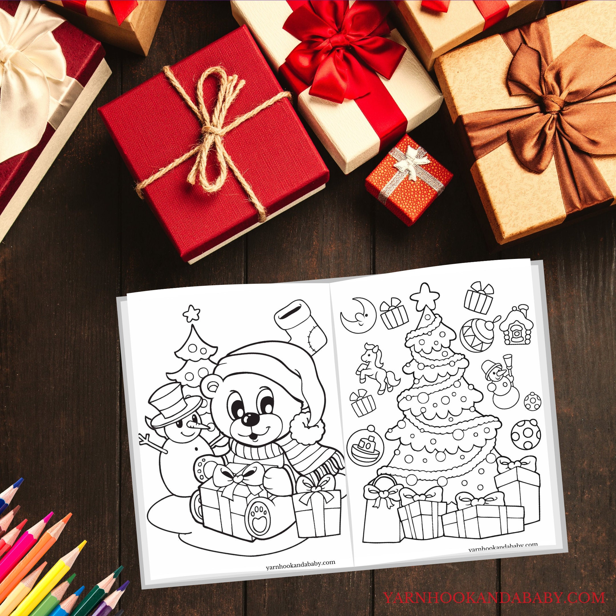 My Christmas Coloring Book Printable Coloring Pages Christmas Coloring ...