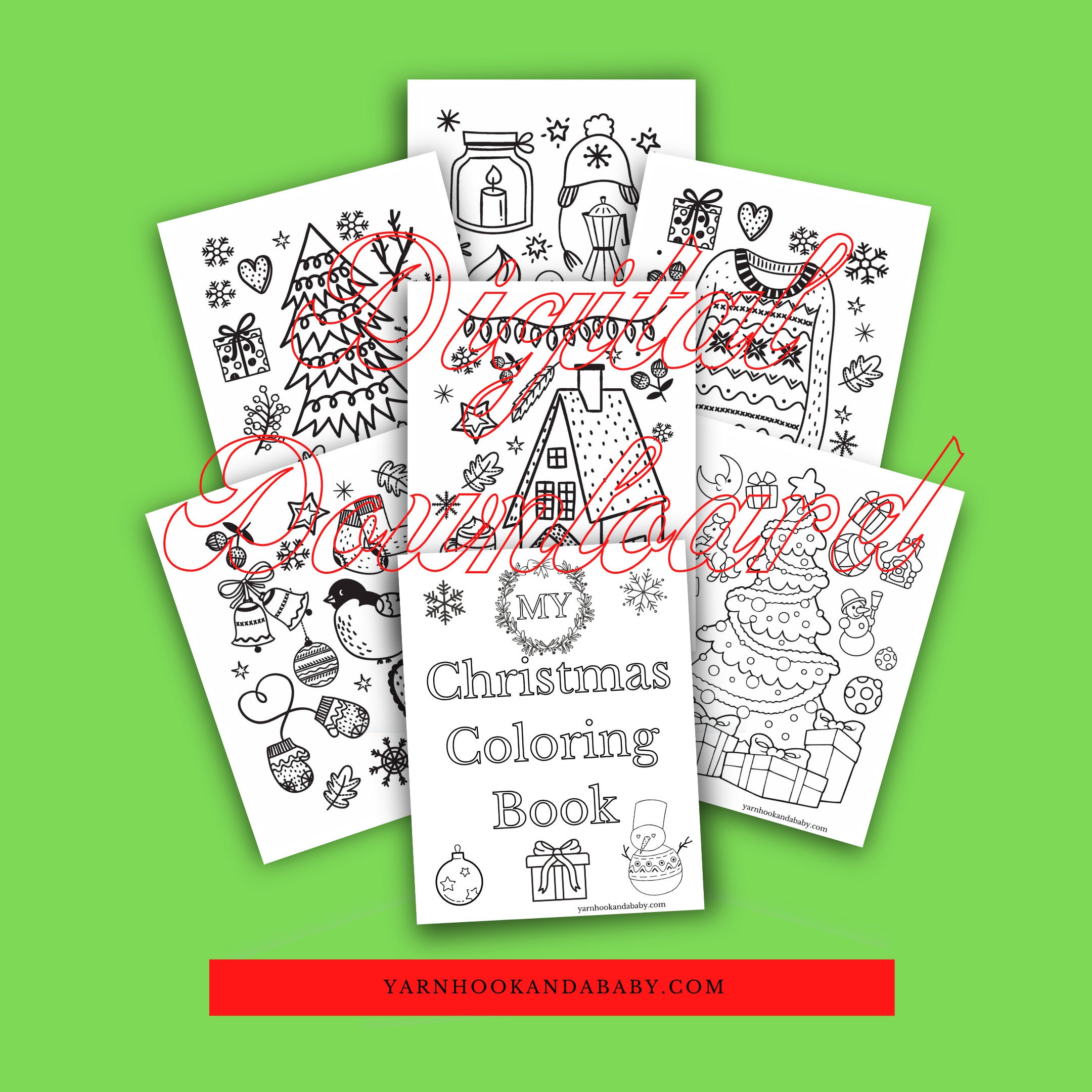 My Christmas Coloring Book Printable Coloring Pages Christmas Coloring ...