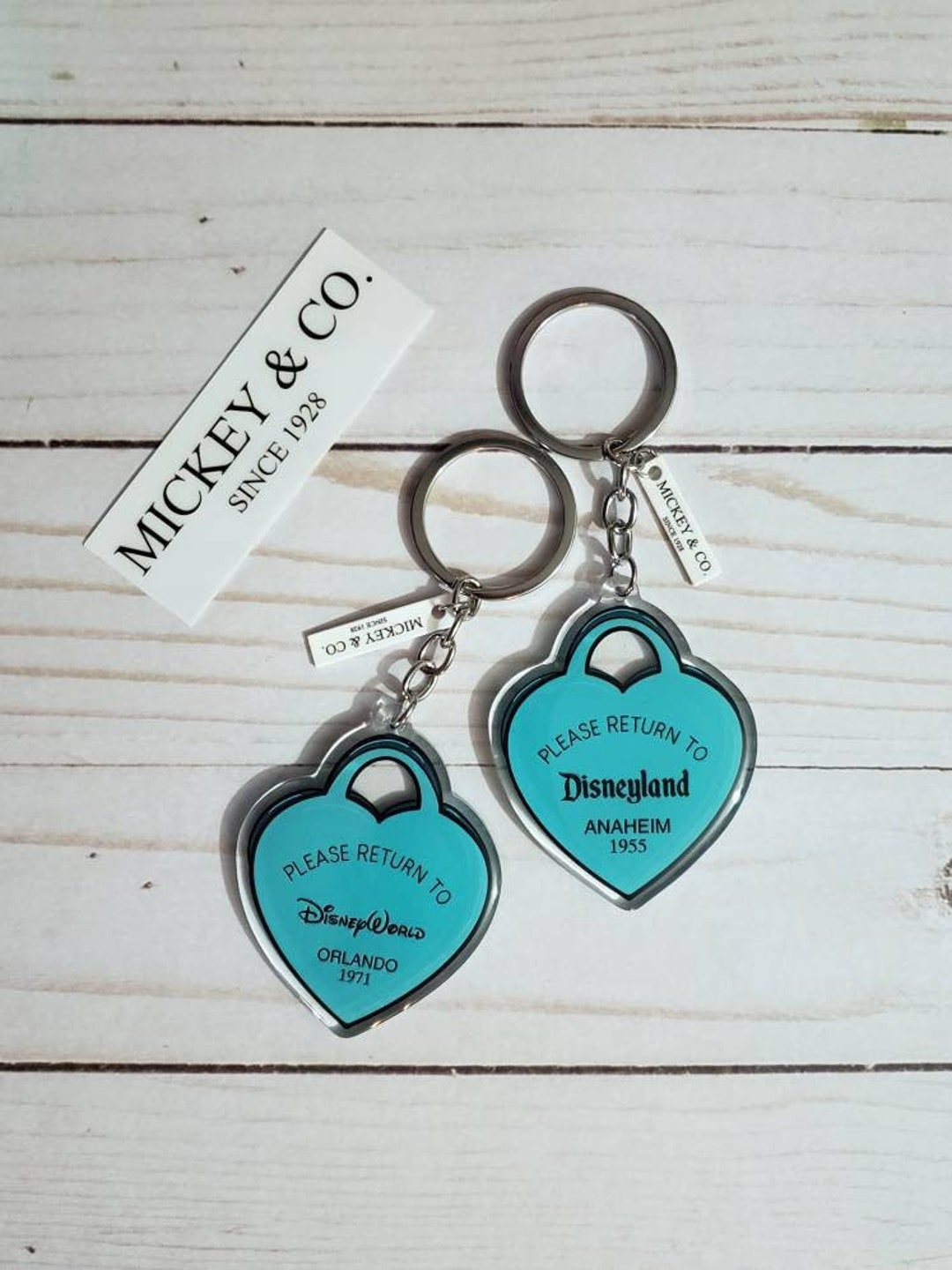 Bicoastal Magic Double-sided Keychain | Theme Park Souvenir | Park ...