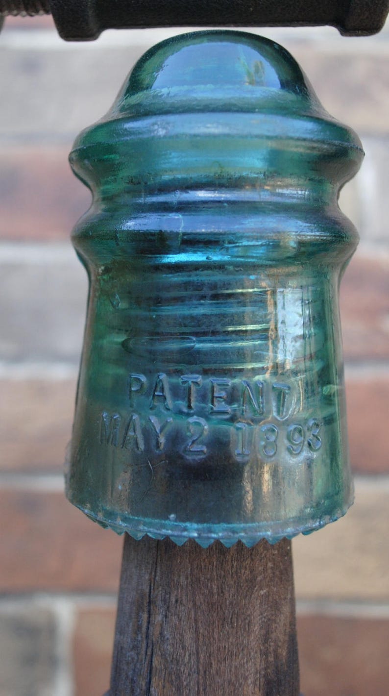 Industrial Pipe Glass Insulator Steampunk Style Lamp With Edison Bulbs ...