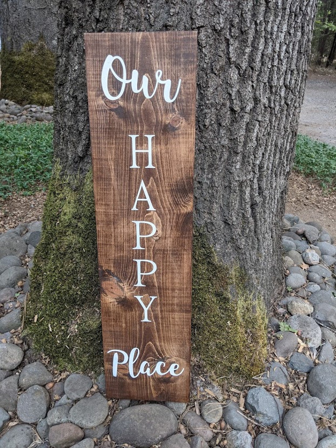 Welcome Sign | Our Happy Place | Porch Décor | Front Door Décor ...