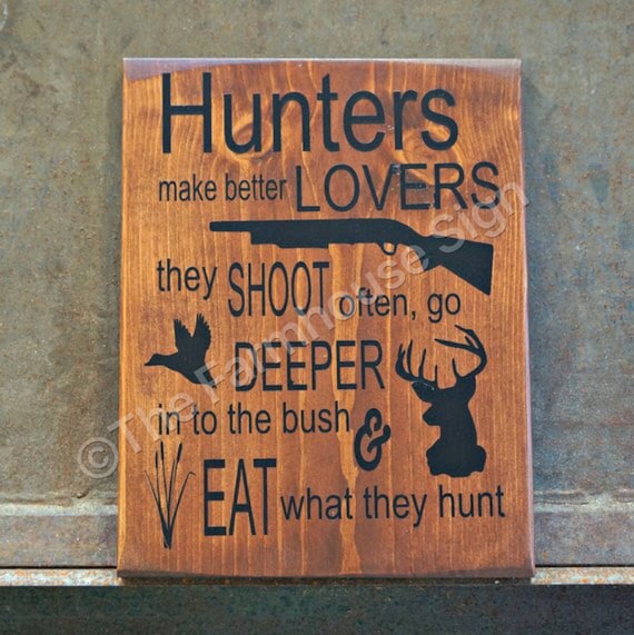 Signs I'd Rather Be Hunting Mountain Decor Outdoor Sign Hunting Decor ...