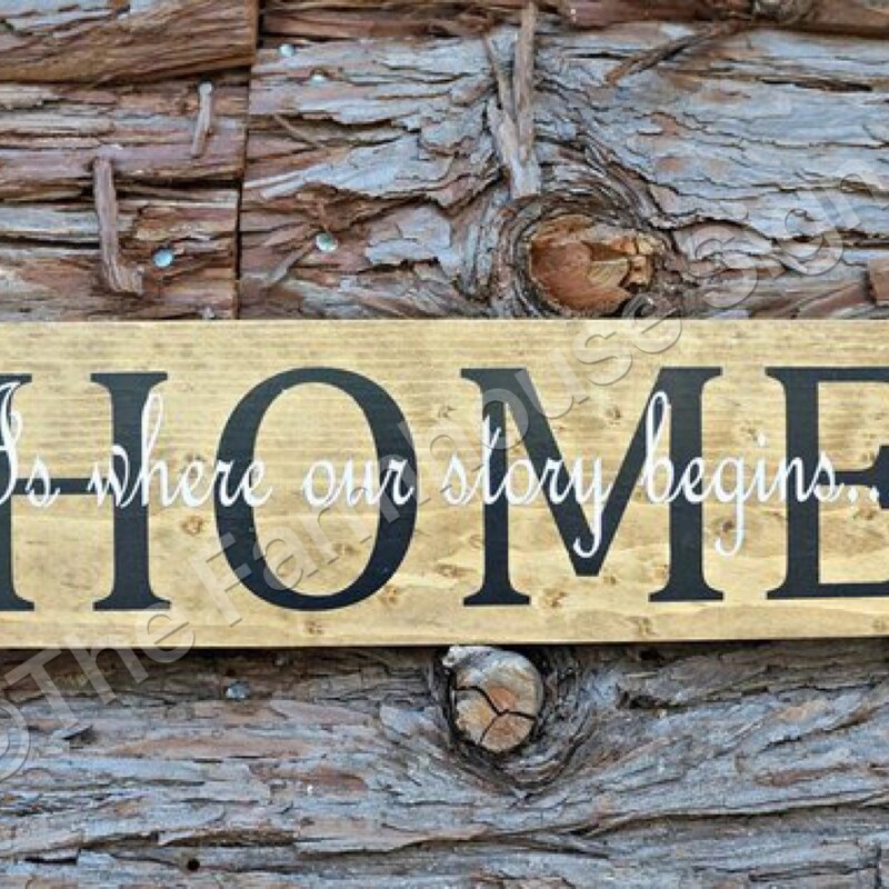 Our Story Sign - Etsy