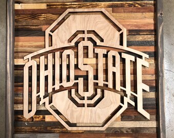 Ohio state art | Etsy