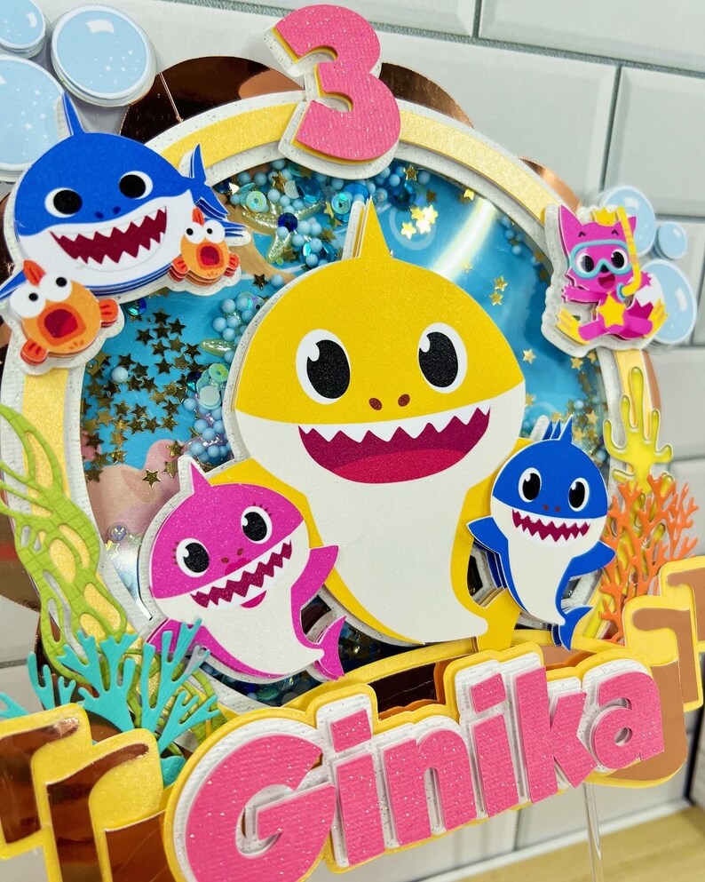 Baby Shark Cake Topper - Etsy