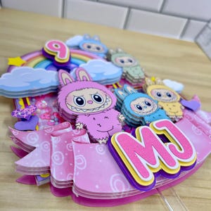 Labubu Cake Topper - Etsy
