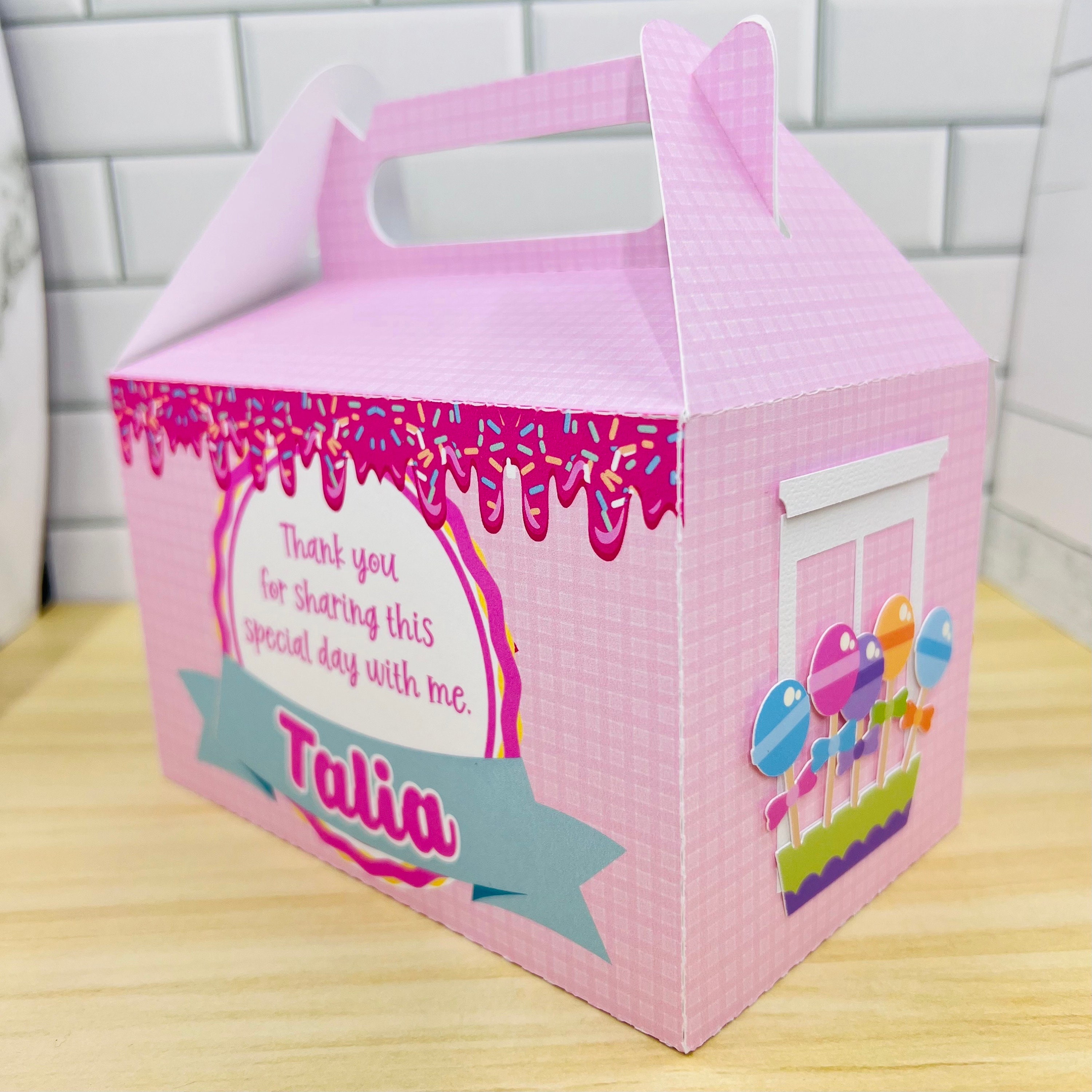 Candyshop Favor Box 3D / Candyland Gift Boxes / Sweet Shop / Candy ...