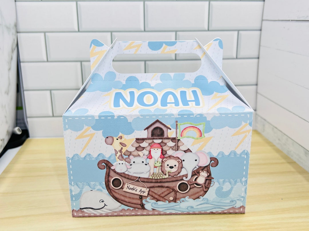 Noah's Arc Favor Boxes/ Birthday Gift Boxes / Guest Gift Bags ...