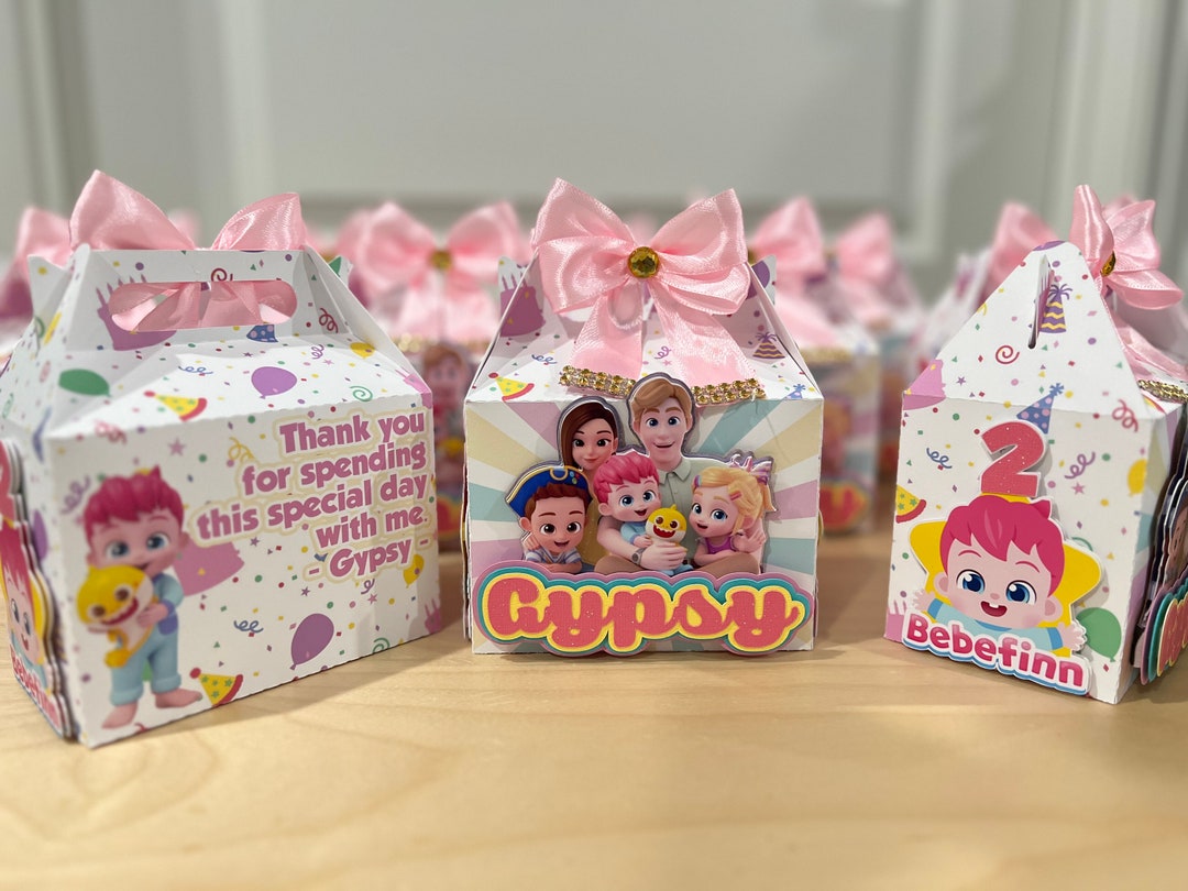 Bebefinn Favor Box / Bebefinn Birthday / Bebefinn Gable Box / Guest ...