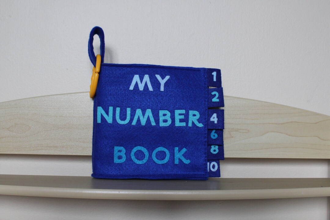 My Number Book | Christmas Gift, Hanukkah Gift, Montessori, Baby Shower ...