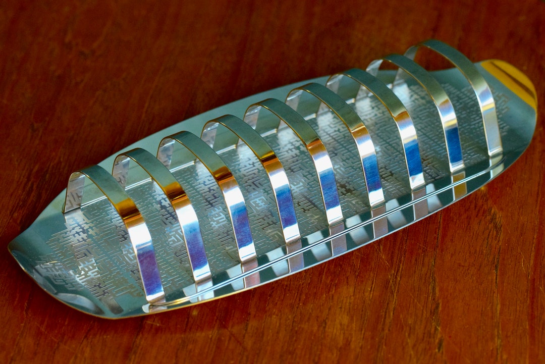 Midcentury Toast Stand, WMF, Cromargan, Rare Design, Modernist, Made in ...