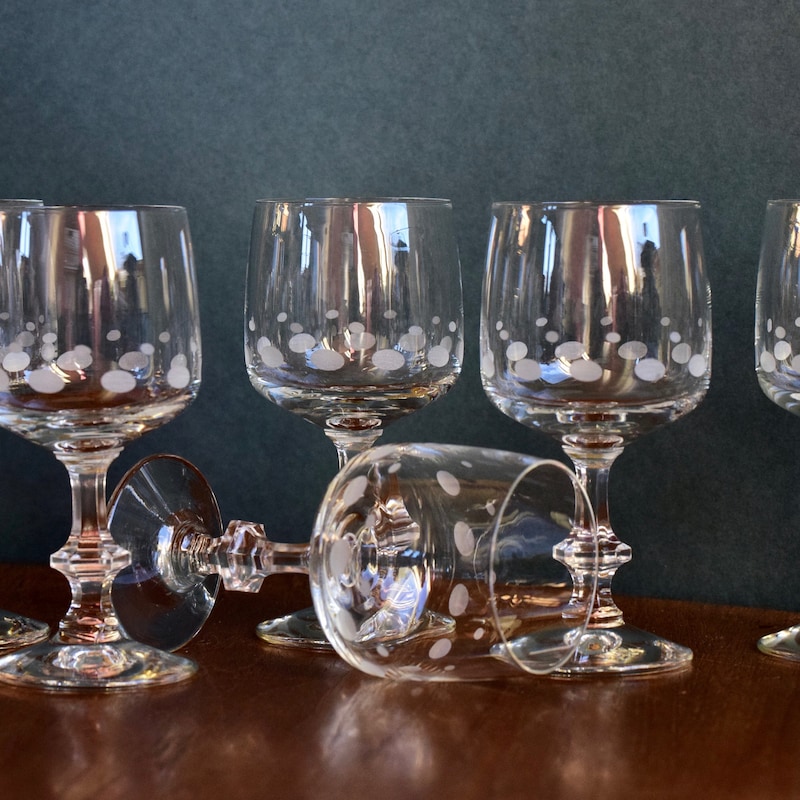 Vintage Wine Glasses - Etsy
