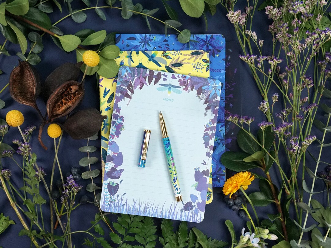 Born to Shine Fireflies Notepad, Nature Notepad, to Do List, Stationery ...