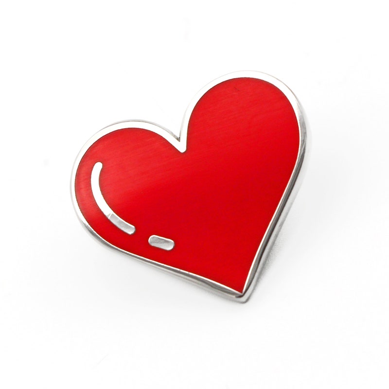 Heart Pin - Etsy