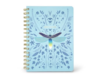 Cryptic Dragonfly Black A5 Hard Cover Notebook - Etsy UK