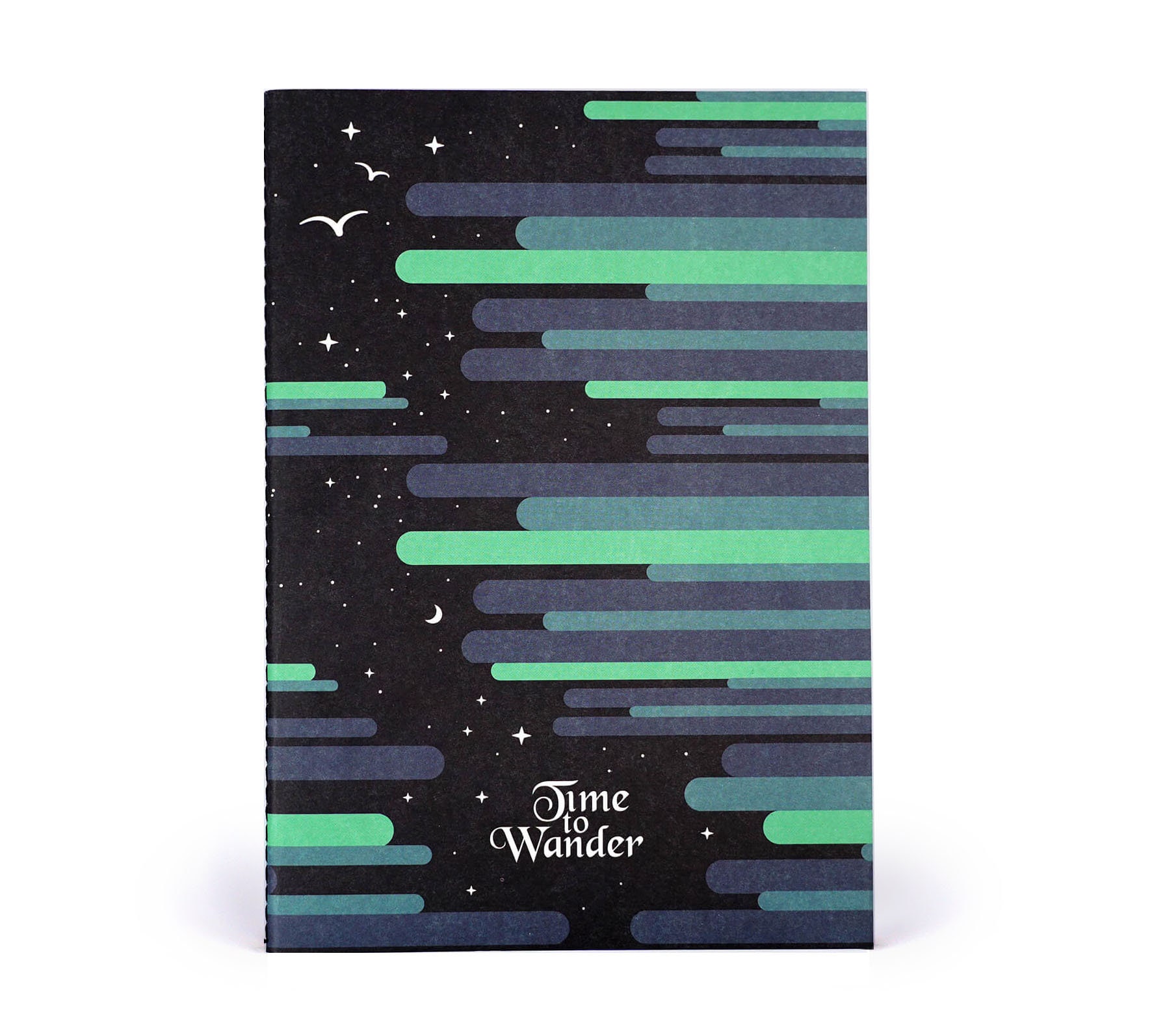 Space Notebook Lined Paper Ocean Notebook Time to Wander - Etsy