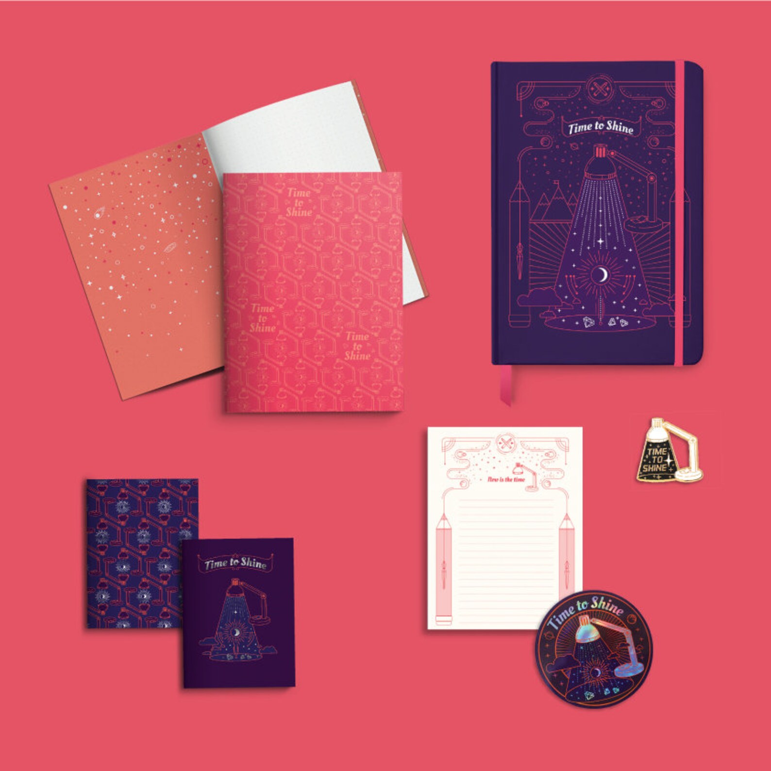 Purple Notebook Packing List Dotted Paper Silver Foil - Etsy