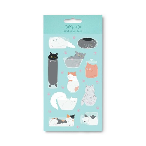Cats in Containers Sticker Sheet Funny Cats Stickers - Etsy