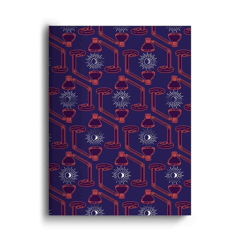 Purple Notebook Packing List Dotted Paper Silver Foil | Etsy