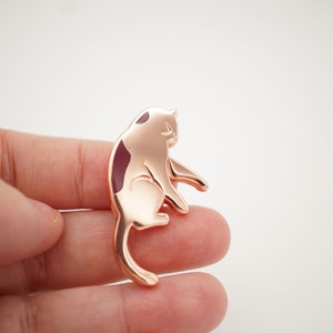 Cat and Mouse Enamel Pins Set, Cute Pin, Cat Lover, Enamel Pins Set ...