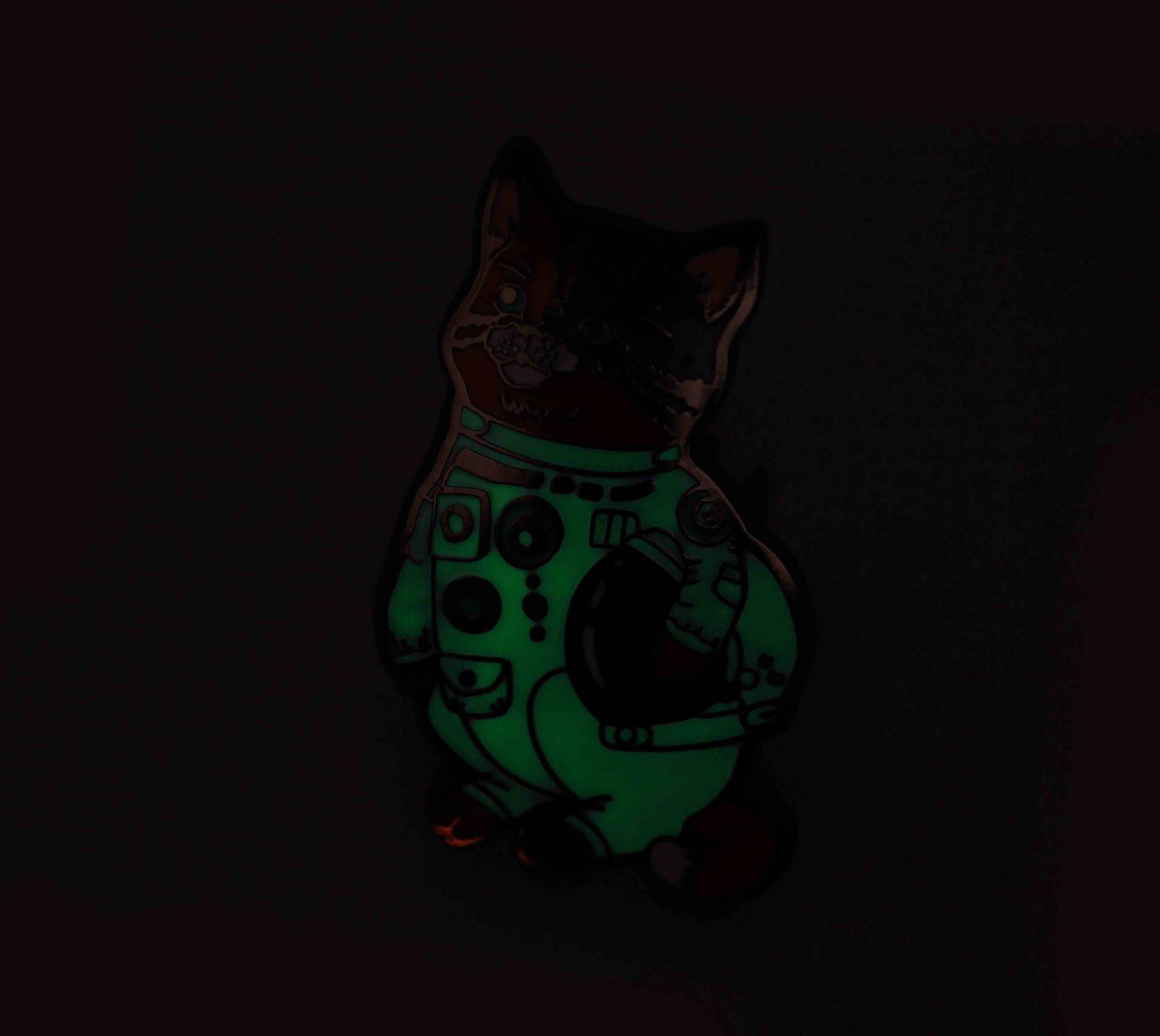 Cat Lapel Pin Astronaut Pin Space Lover Cat in a Space - Etsy