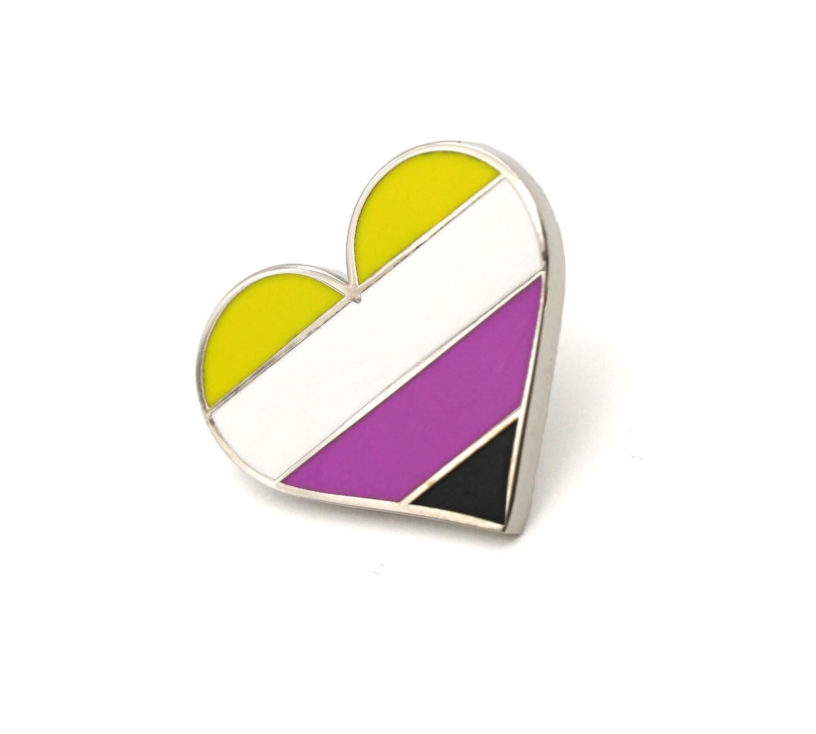 Non Binary Pride Pin Gay Lapel Pin Non Binary Flag Pin | Etsy