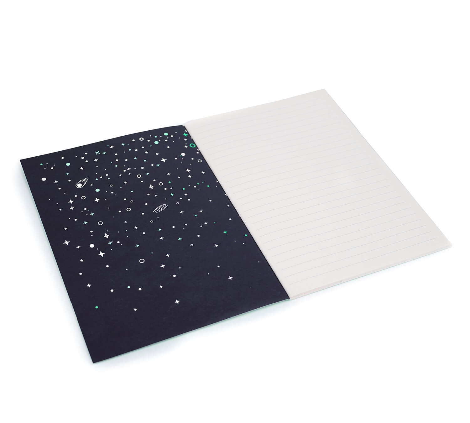 Space Notebook Lined Paper Ocean Notebook Time to Wander - Etsy