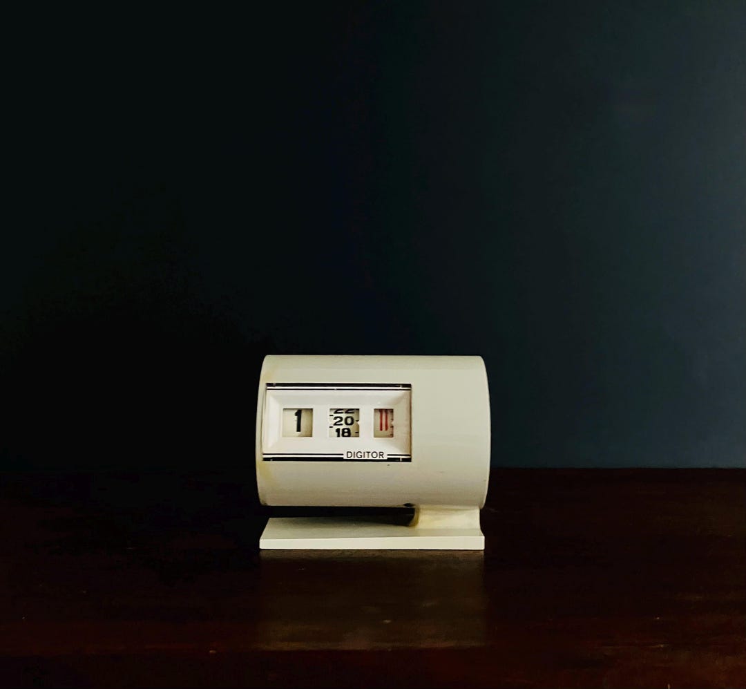 Space Age Japanese Plastic Digitor Wind up Alarm Clock A/F - Etsy Australia