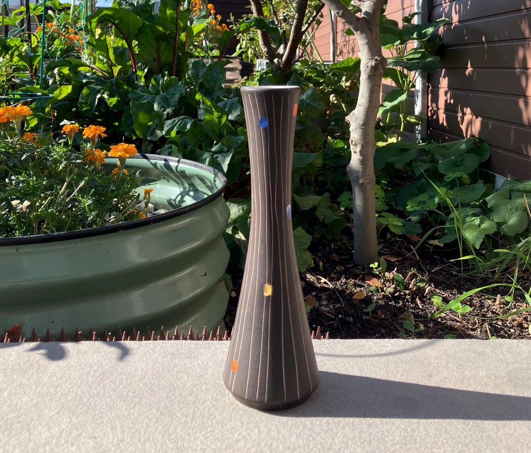 Circa 1955 West German Pottery Steuler Keramik Confetti Vase 4125 3 ...