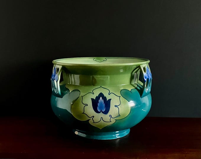 Victorian Art Nouveau Large Planter Aspidistra Pot Jardiniere A/F ...