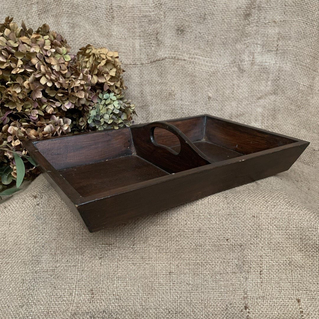 Vintage Cutlery / Knife Box / Butlers Tray - Kitchenalia - Farmhouse ...