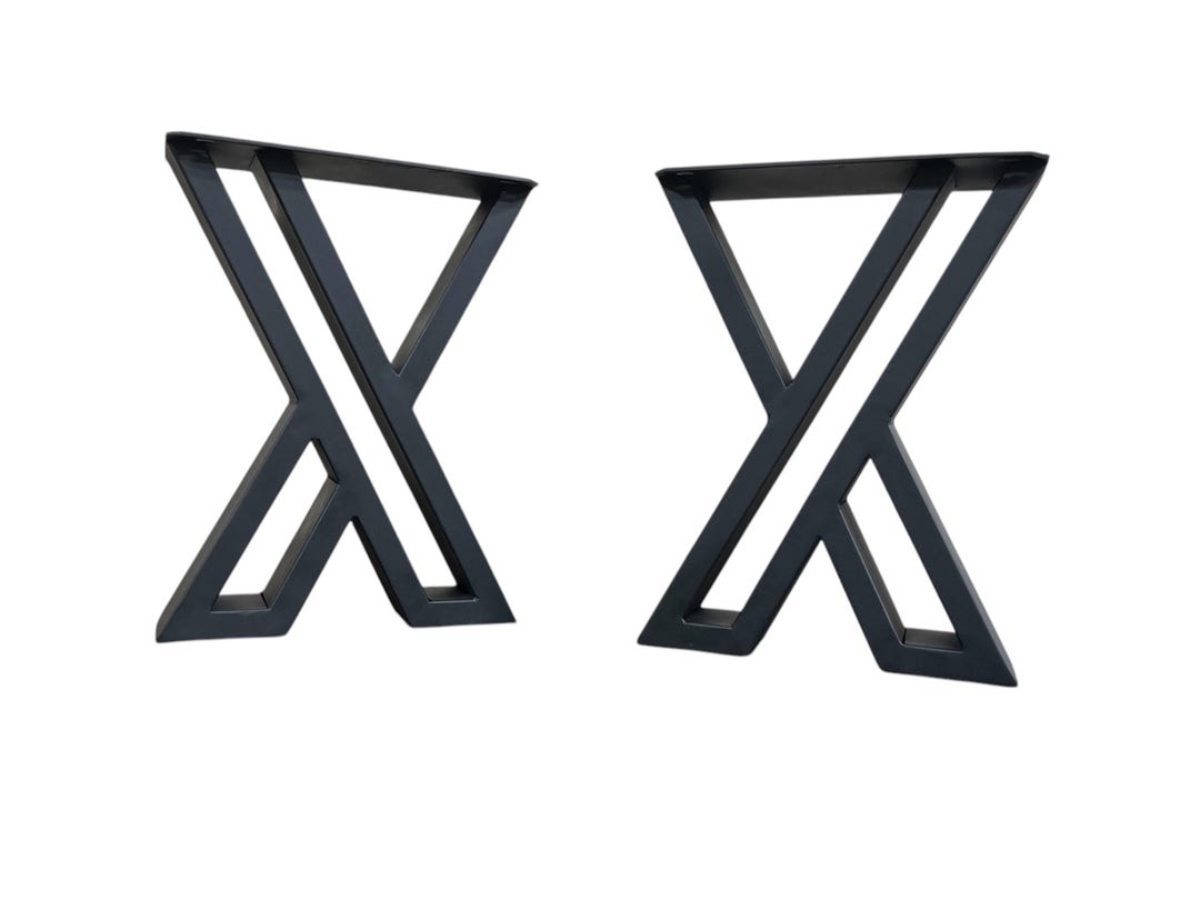 Bench Legs, X Design Steel Bench Legs - Etsy