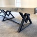 The Diamond Conference Table Base 3 Legs With 6 Braces - Etsy
