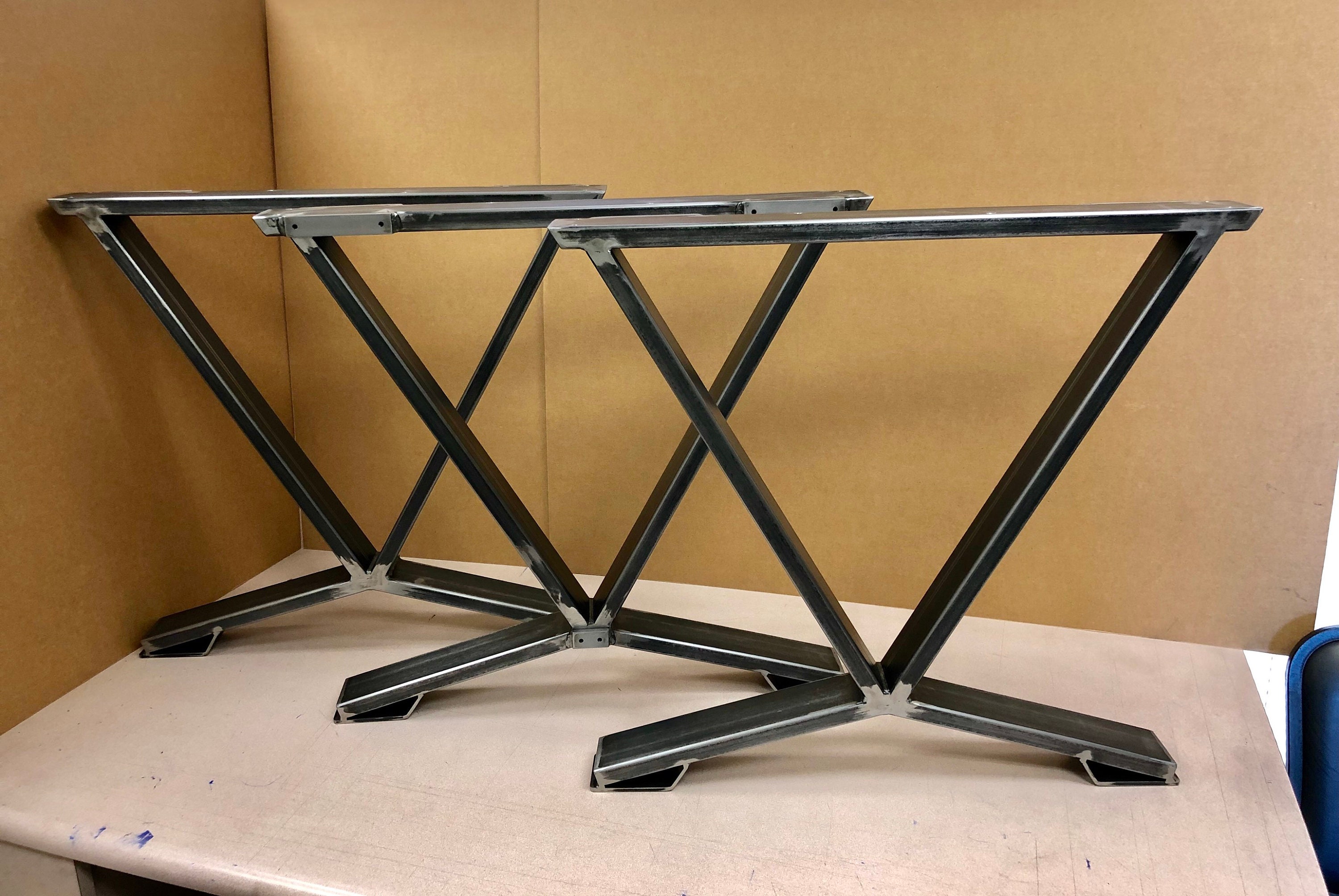 V-Shaped Conference Table Legs Industrial Heavy Duty Legs | Etsy